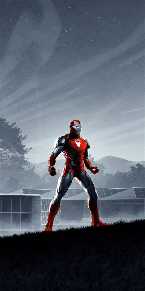 Download Pixel 3 Iron Man Dark Grass Background