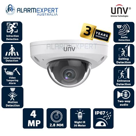 Uniview 4MP HD Intelligent LightHunter IR Fixed Mini Dome Camera