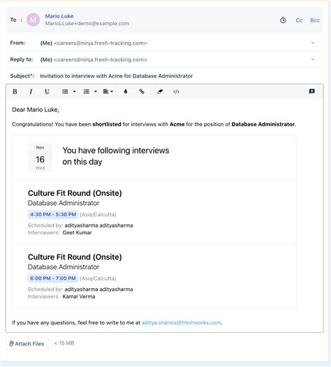 Scheduling Candidate Interviews In Freshteam Freshteam Support