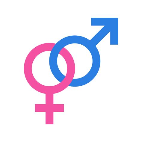 Heterosexual Gender Symbol Icon Vector 9009220 Vector Art At Vecteezy