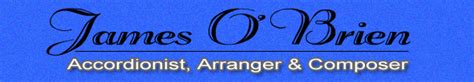 James P Obrien Accordion Arranger And Composer Accordionist Index Page