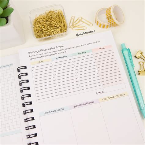 Arquivo Combo De Cadernos Financeiros Com Insert Calendário