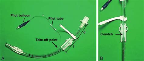 A Design Of The Endotracheal Tube And Universal Bite Block B The