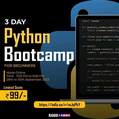 Eldii On Linkedin Python Pythonworkshop Pythonbootcamp