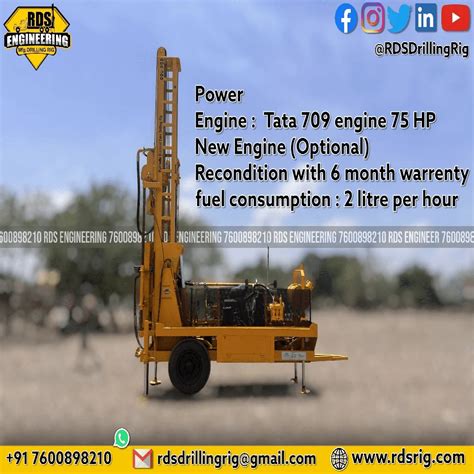 Soil Investigation And Soil Testing RDS Trolley Mounted At Rs Piece Drilling Rigs