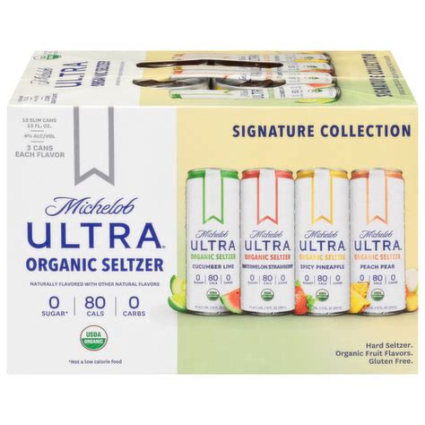 Michelob Ultra Hard Seltzer Organic Signature Collection Super 1 Foods