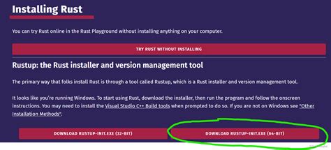 Rust 介绍及开发环境配置（linuxwindows）rust编译环境 Csdn博客