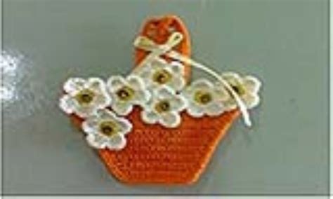 سبد گل قلاب بافی