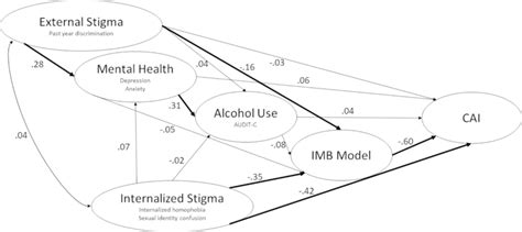 Estimates Of Direct And Indirect Pathways From Sexual Minority Stigma Download Scientific
