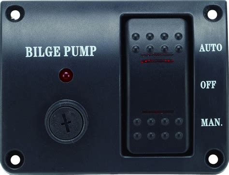 Bilge Switch Panel 3 Pos 12v Marine Trade Supplies