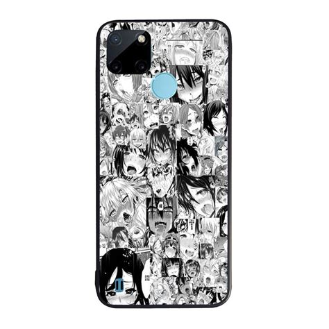 Anime Cartoon Manga Girl Hentai Ahegao Case For Realme C21y C25y C12