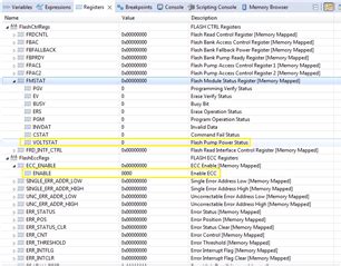 LAUNCHXL F C All Flash Registers Are X After C Int DCSM Security Faults C