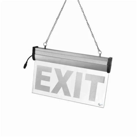 Metal Rectangular Led Exit Signage At ₹ 1850piece In Lucknow Id