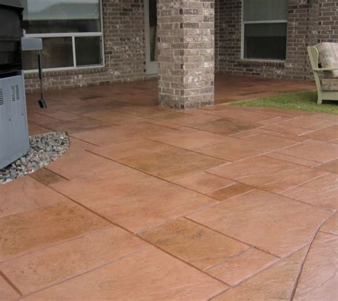 Stamped Concrete Patio Terracotta At Joan Lucinda Blog