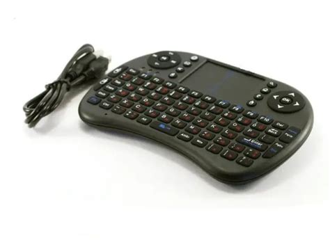 Аккумуляторная беспроводная мини клавиатура с тачпадом I8 Keyboard фото отзывы
