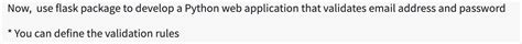 Solved Now Use Flask Package To Develop A Python Web