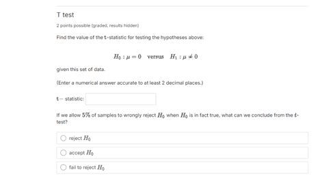 Solved T ﻿test2 ﻿points Possible Graded ﻿results