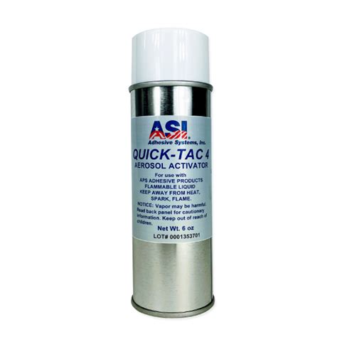 Quick Tac 4 Spray Adhes 6oz Can Fgci