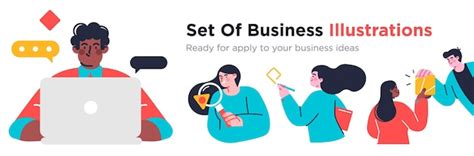 Premium Vector Business Concept Illustrations