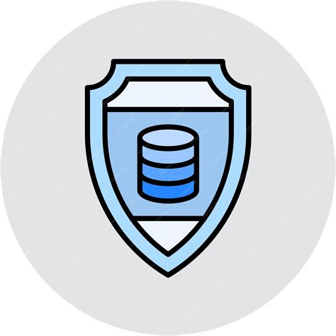 Premium Vector Database Security Vector Illustration Style