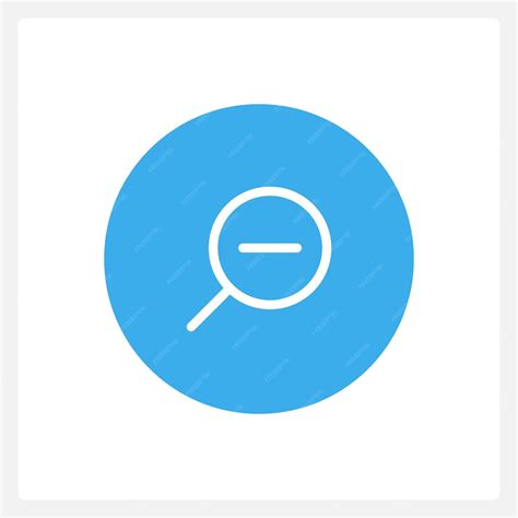 Premium Vector Active Zoom Out Button Ui Element Template