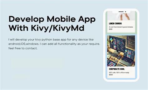 Create Mobile And Desktop App In Python And Kivy For You By Sanwalhafeez Fiverr