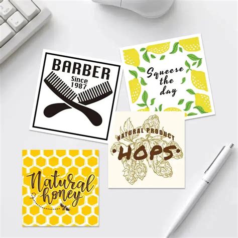 Custom Rounded Rectangle Labels Durable Racetop Print Racetop