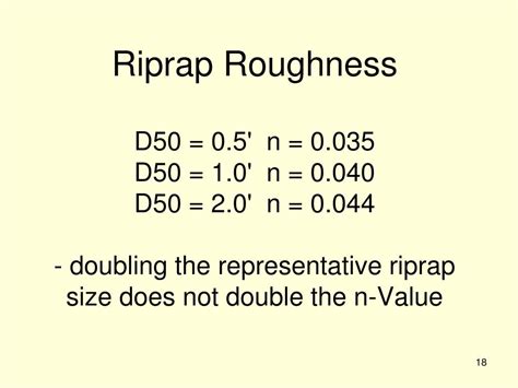 Ppt Roughness And Mannings N Value Powerpoint Presentation Free