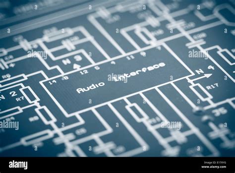 Audio Interface Diagram Stock Photo Alamy