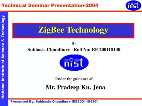 PPT ZigBee Technology PowerPoint Presentation Free Download ID