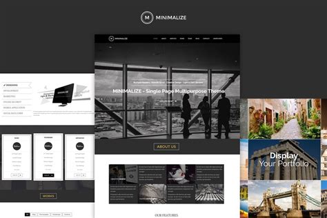 minimalize minimal multipurpose onepage template fastcode space