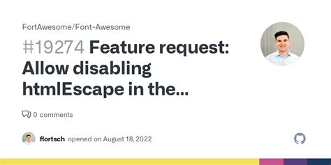 Feature Request Allow Disabling Htmlescape In The Tohtml Function