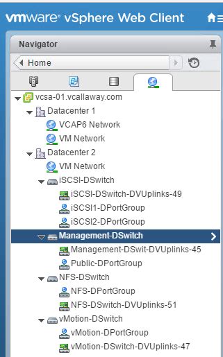 VCAP Implement And Manage VSphere X Distributed Switch VDS Networks VCallaway