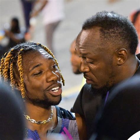 Noah Lyles Enters Big Leagues With Usain Bolt Justin Gatlin And Tyson Gay After His Historic