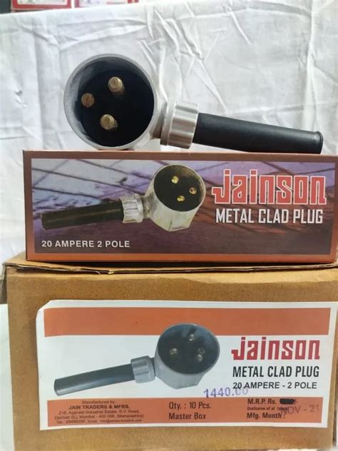 20a 2p Indoasian Metal Clad Plug Socket Ac Plug At Best Price In Jaipur