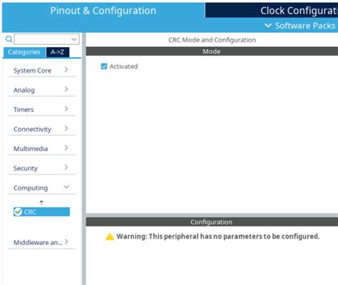 Stm32 Crc Peripheral Stm32world Wiki