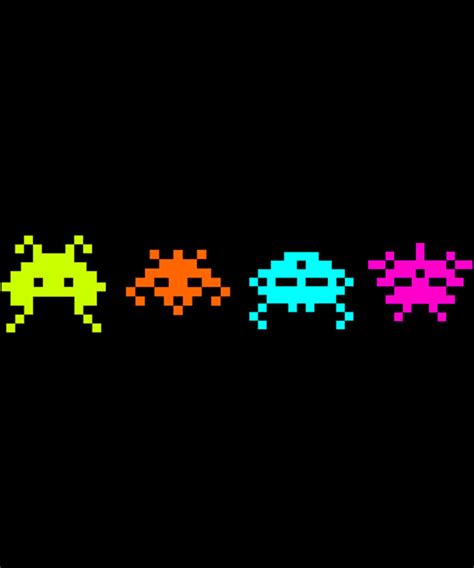 Space Invaders Pt2 Aesthetic Painting By Adele Nikki Pixels