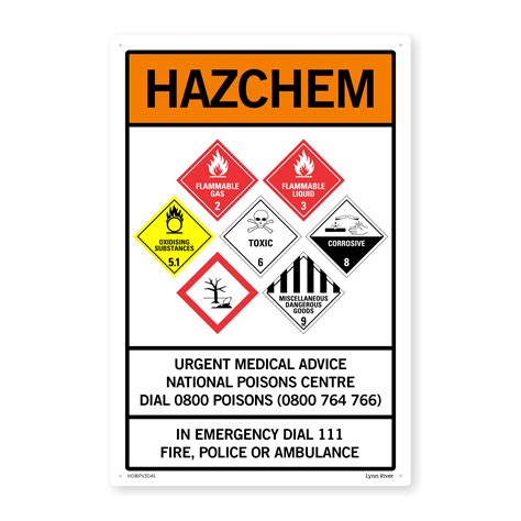Hazardous Substances Site Entry 3 7 Hazard Classes Pvc