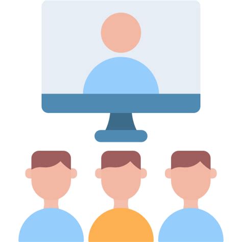 Virtual Class Free Education Icons