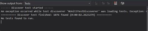 nunittestadapter nunit test adapter not discovering tests stack