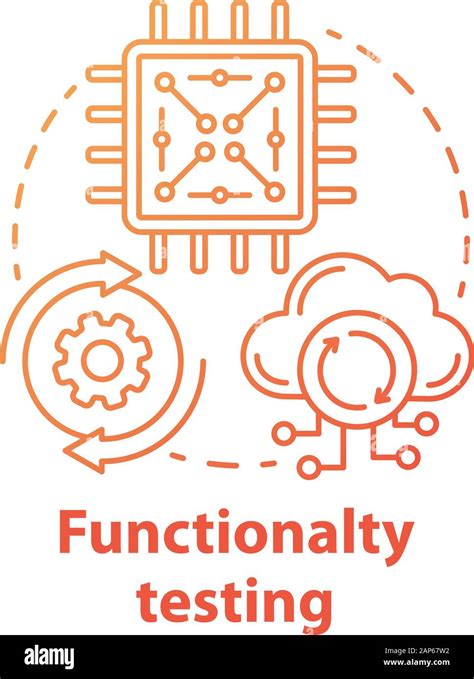 Functionality Testing Concept Icon Black Box Testing Idea Thin Line Illustration Setting Up