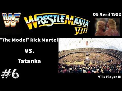 Wwf Wrestlemania 8 Rick Martel Vs Tatanka 6 Youtube