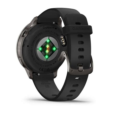ᐉ Смарт годинник Garmin Venu 4 41 мм Slate With Black Silicone Band