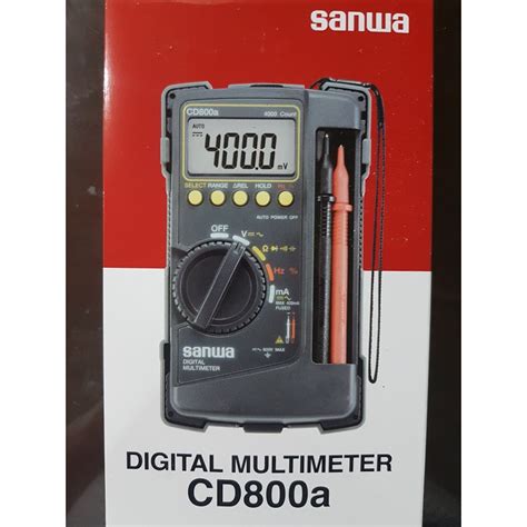 Jual Multimeter Digital Sanwa Cd800a Cd 800 A Shopee Indonesia