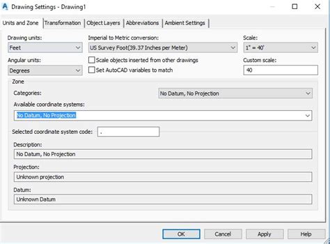 Point Cloud Converts To International Feet When Inserted Into Civil D And AutoCAD