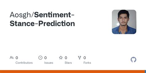 Github Aosgh Sentiment Stance Prediction
