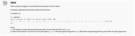 Solved Hw16 Write A Python Program To Simulate The
