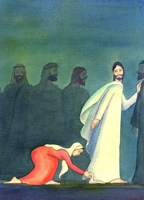 A Woman Thought To Herself If I Can Only Touch The Hem Of His Garment