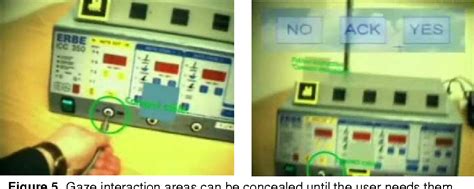 Figure From Hands Free Interaction With Virtual Information In A Real Environment Eye Gaze As