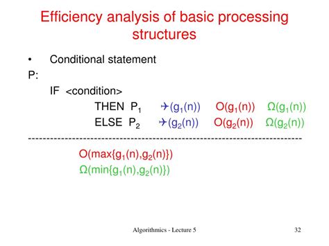 ppt lecture 5 analysis of algorithms efficiency ii powerpoint